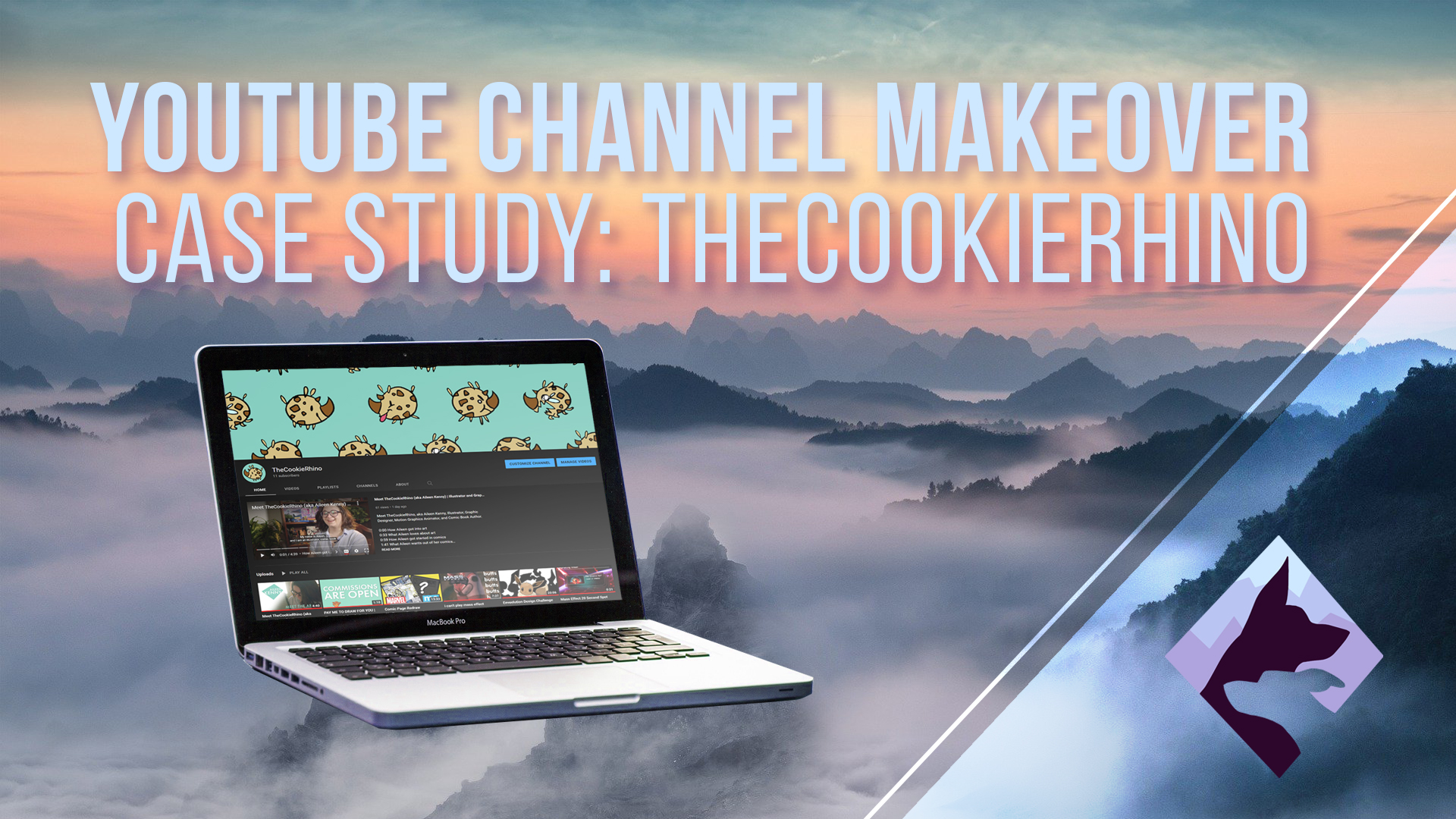 YouTube Channel Makeover: TheCookieRhino - Jessica Connel